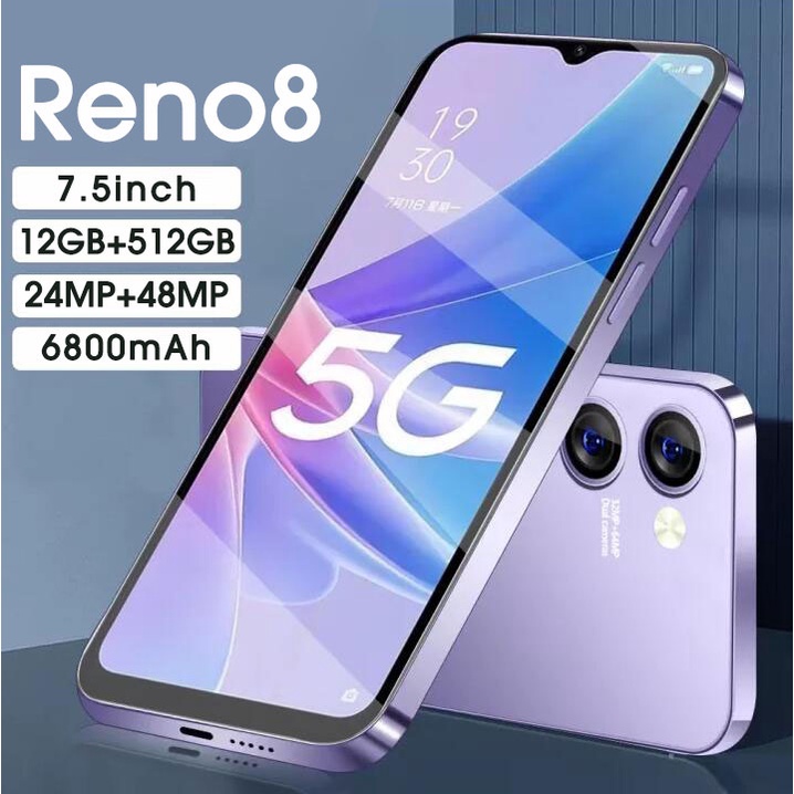 Jual Handphone OPPO Reno8 hp terbaru 2022 baru murah Smartphone 256GB ...