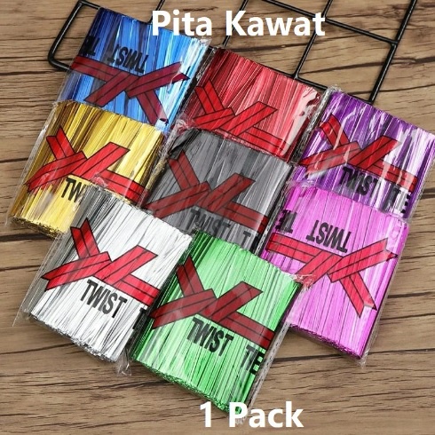Jual Pita Kawat / Kawat Ikat Kado Snack Ulang Tahun / Kawat Souvenir ...