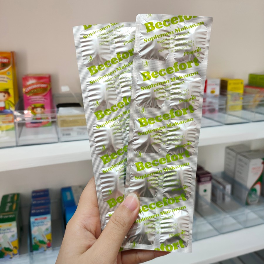 Jual Becefort Strip Isi 10 Tablet Obat Original | Shopee Indonesia