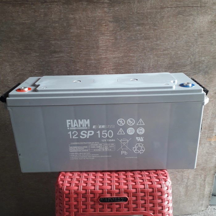 Jual Battery Vrla Fiamm SP 12v 150ah made in italy good panel surya ups ...