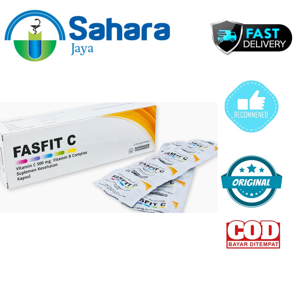 Jual [SJ] Fasfit C 10 Kapsul PER STRIP / multivitamin pada masa ...