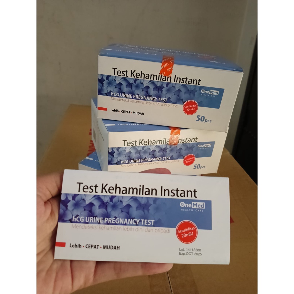 Jual Tes hamil onemed / Tes pack / test Pack / tespek ONEMED Per BOX ...