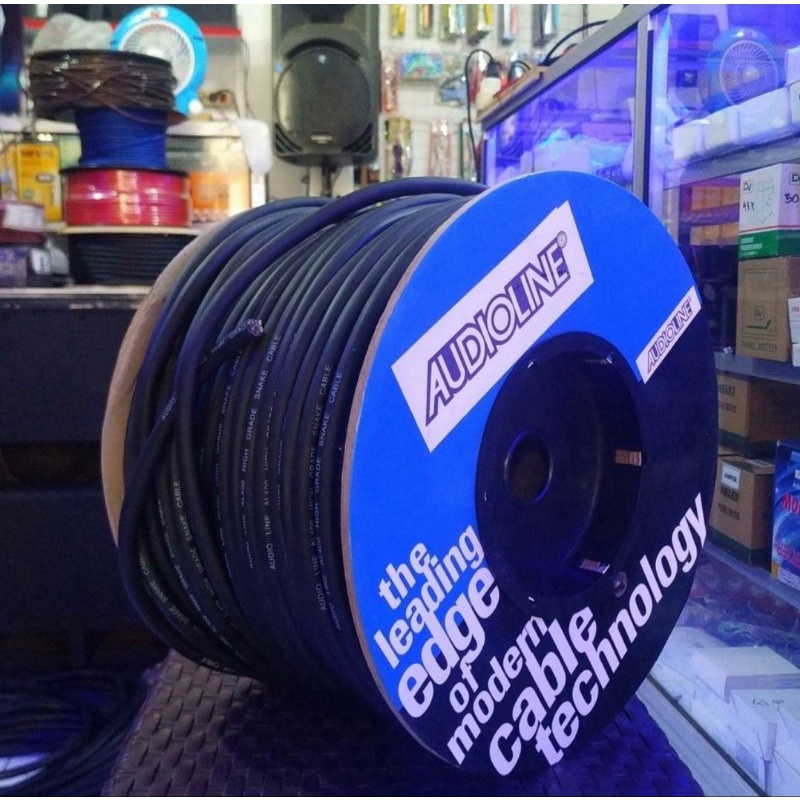 Jual kabel input isi 4 AUDIOLINE kabel snake 4ch harga per rol 100m ...