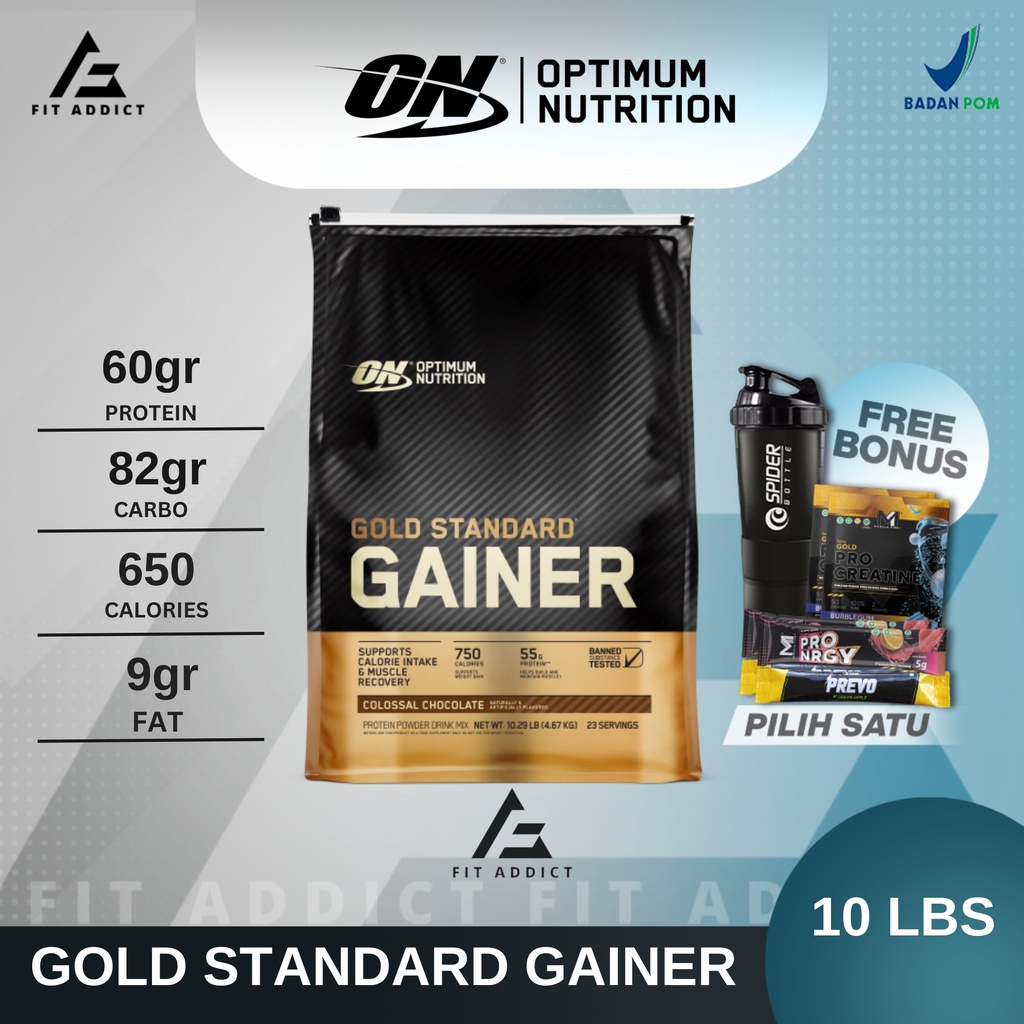 Jual ON GOLD Pro Gainer 10 Lbs 10Lbs 10Lb 10 Lb Pro Complex Gainer ...
