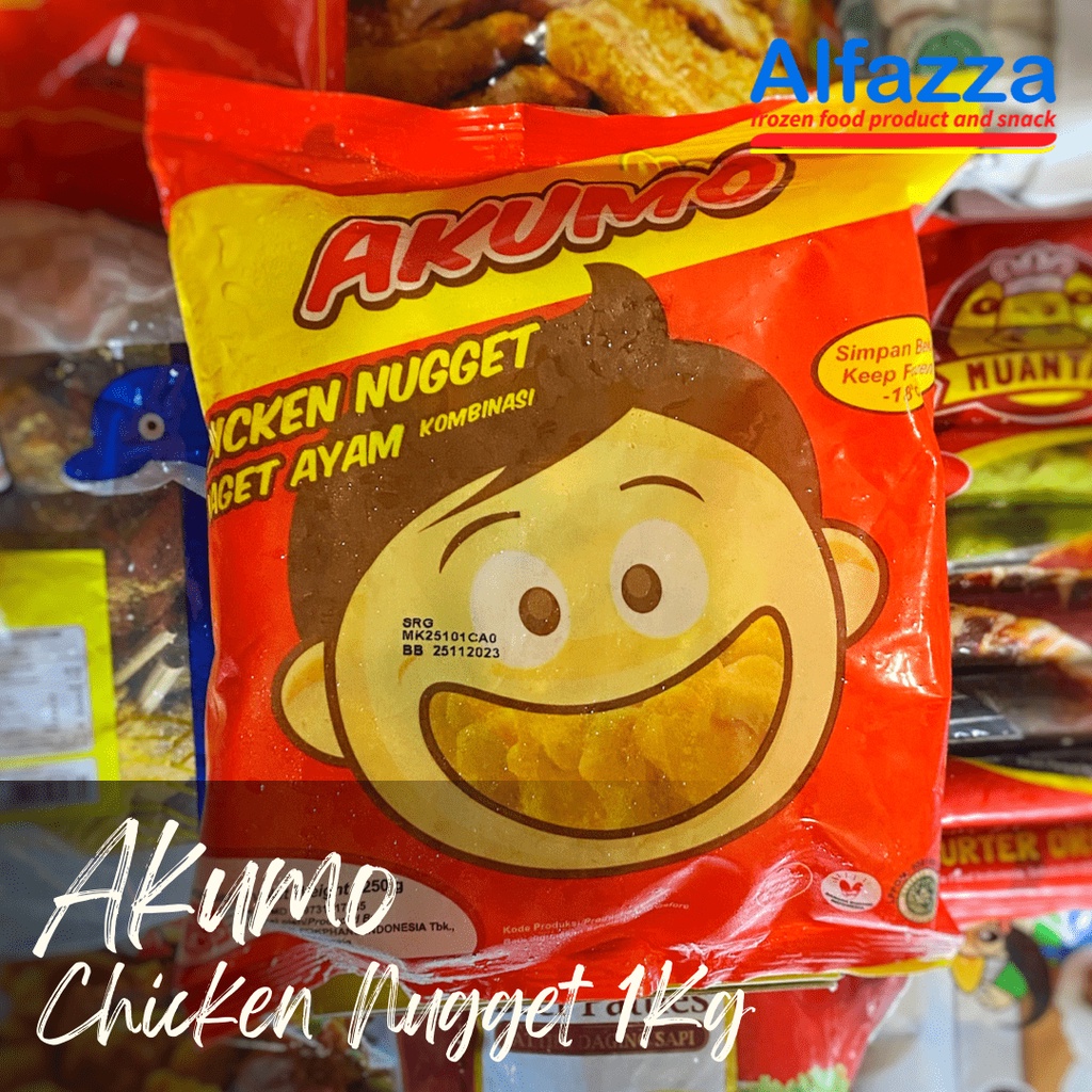 Jual Akumo Nuget Ayam Akumo Chicken Nugget 1Kg | Shopee Indonesia
