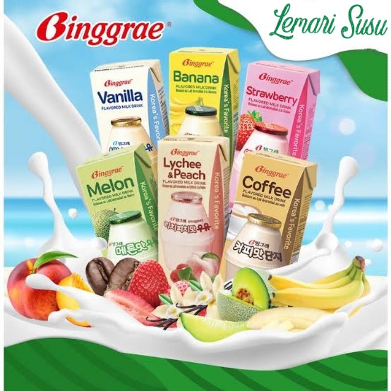 Jual Binggrae milk/binggrae banana milk/binggrae strawberry milk ...