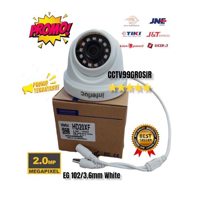 Jual Promo Camera CCTV Outdoor / Indoor 2mp Edge Full HD Interluc 1080P ...