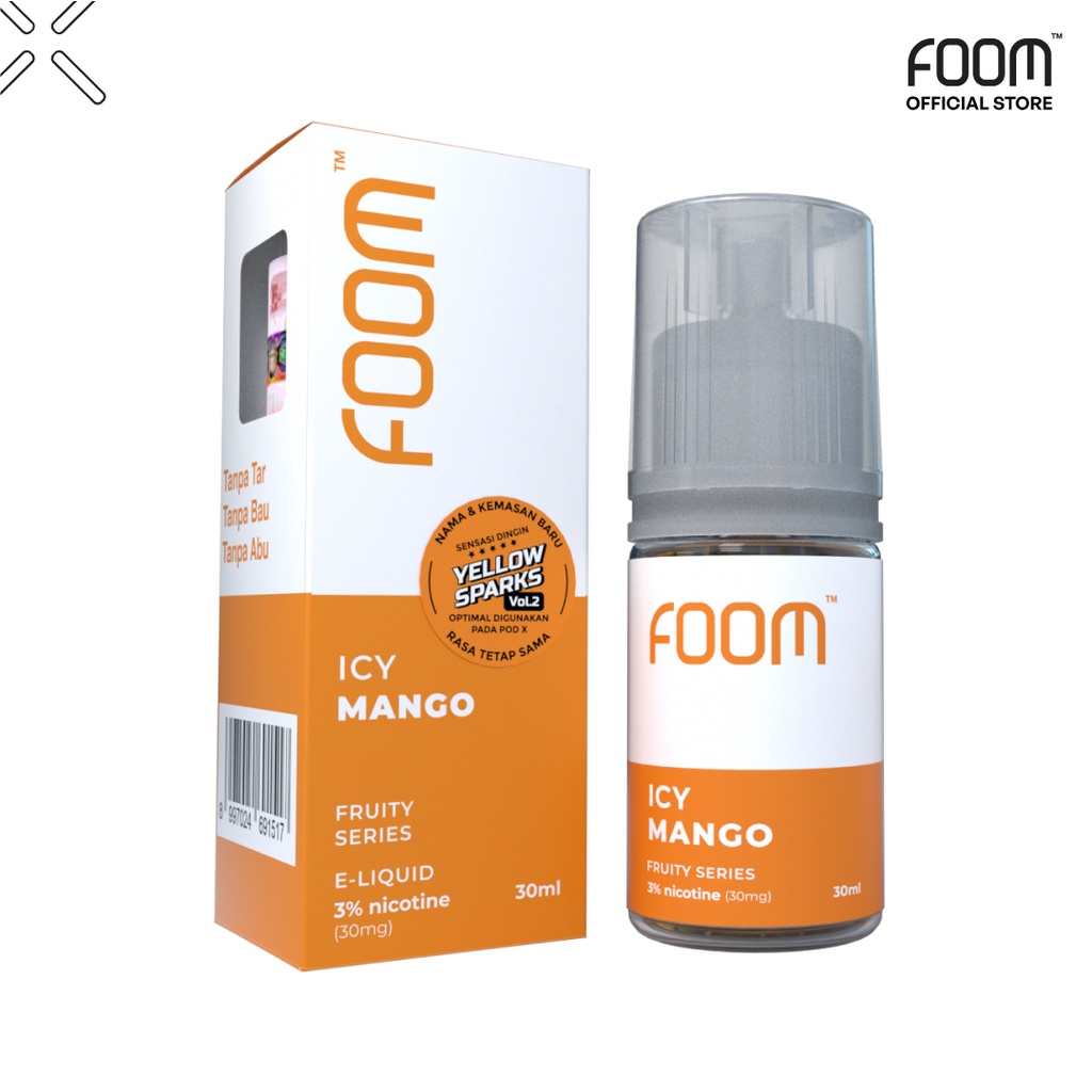 Jual FOOM FRUITY SERIES V2 NP - Icy Mango | Shopee Indonesia