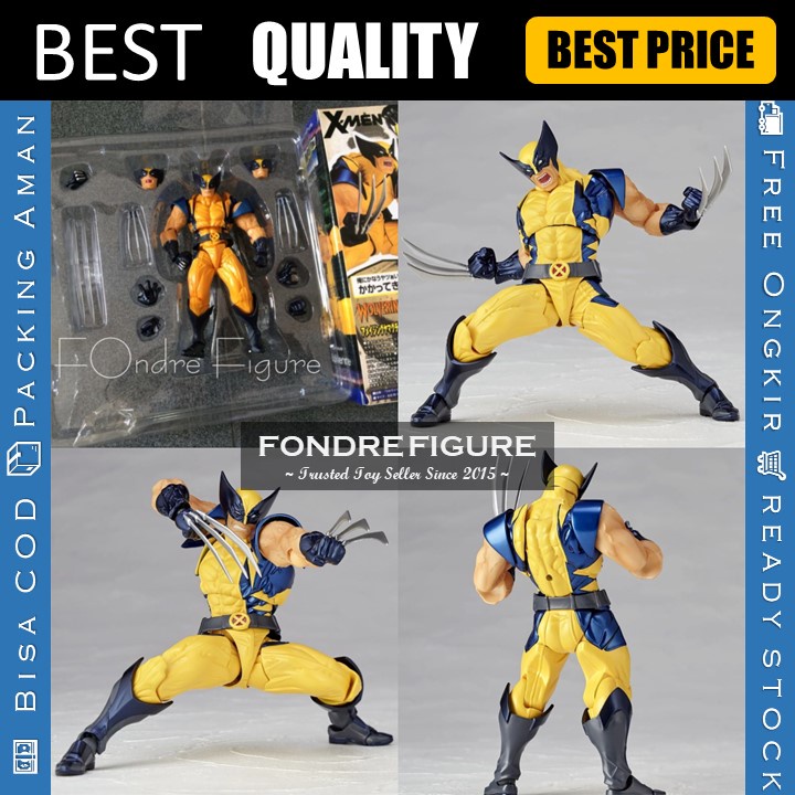 Jual REVOLTECH WOLVERINE LOGAN X MEN MAN X-MAN AMAZING YAMAGUCHI ...