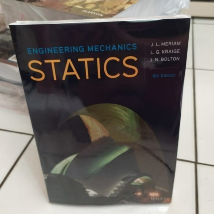 Jual ENGINEERING MECHANICS STATICS VOLUME 1 9TH NINTH EDITION MERIEAM ...