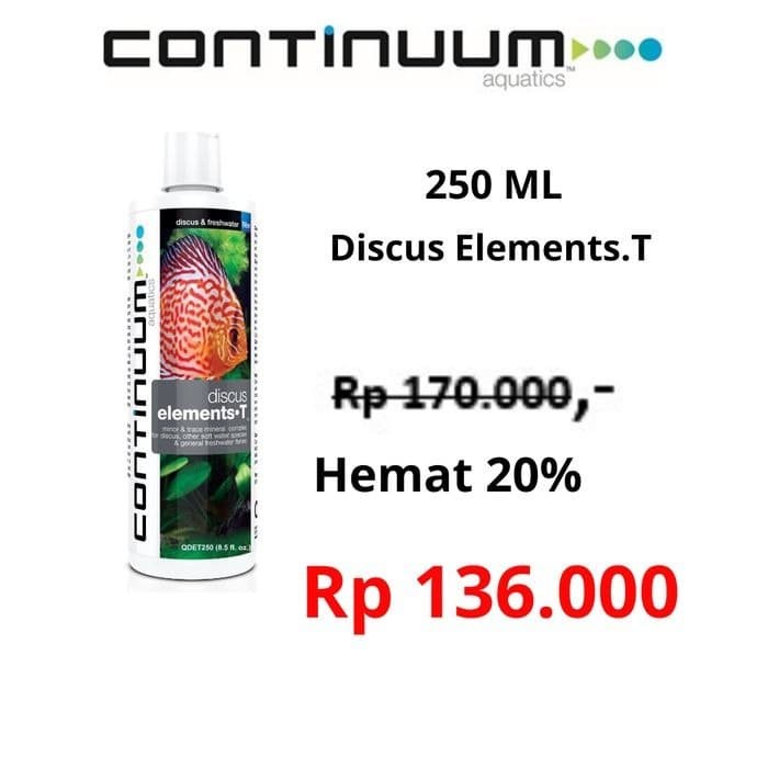 Jual Continuum Discus Elements T 250mL | Shopee Indonesia