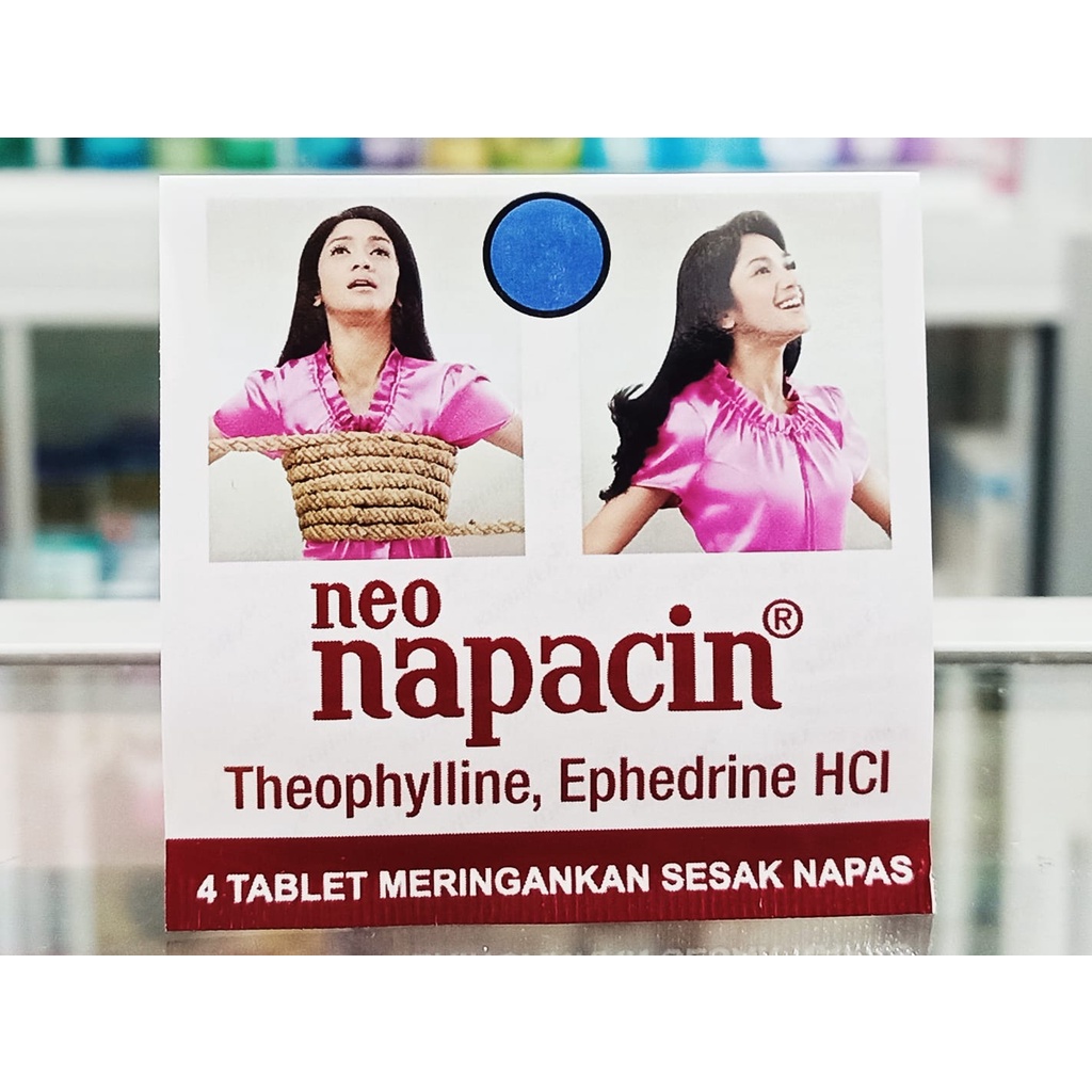 Jual Neo Napacin 𝟏 𝐒𝐓𝐑𝐈𝐏 𝐈𝐒𝐈 𝟒 𝐓𝐀𝐁𝐋𝐄𝐓 - Meredakan Asma dan Sesak Nafas ...