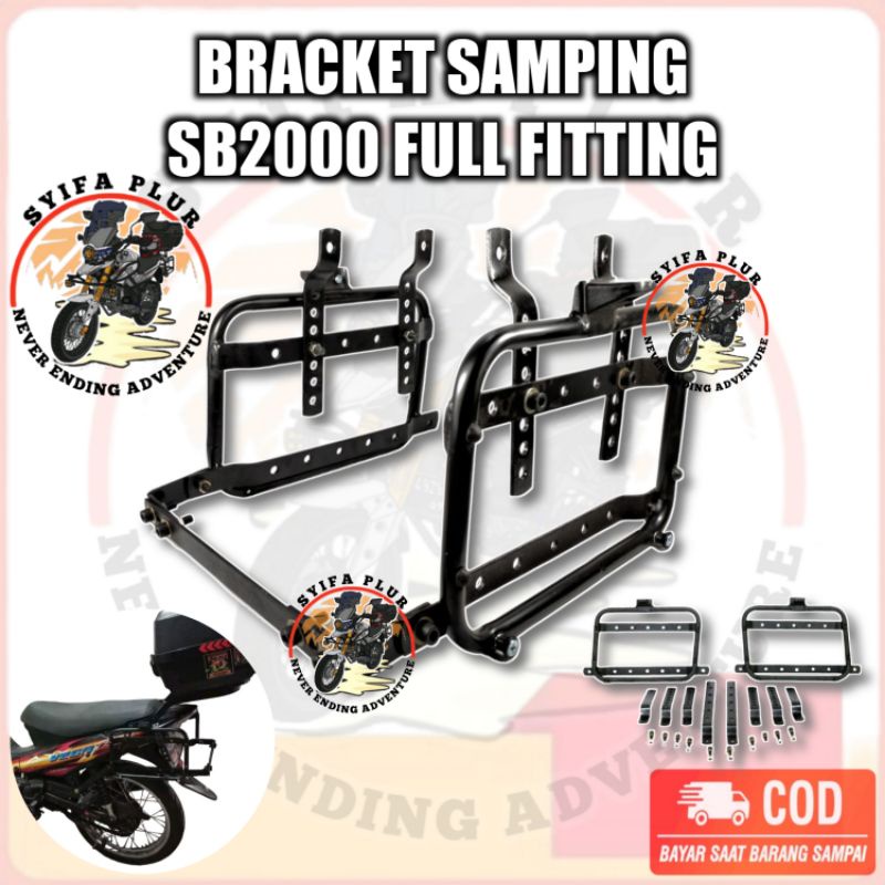 Jual Bracket side box SB2000 full fitting plus stabilizer box givi ...