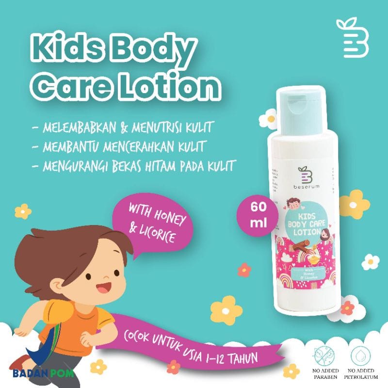 Jual BESERUM Natural Body Lotion Kids 60ml/ Body Lotion Anak | Shopee ...