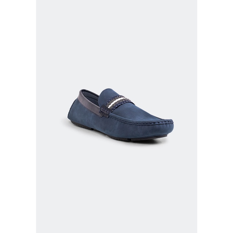 Jual MANZONE Shoes Mocassin CHADRICK - NAVY | Shopee Indonesia