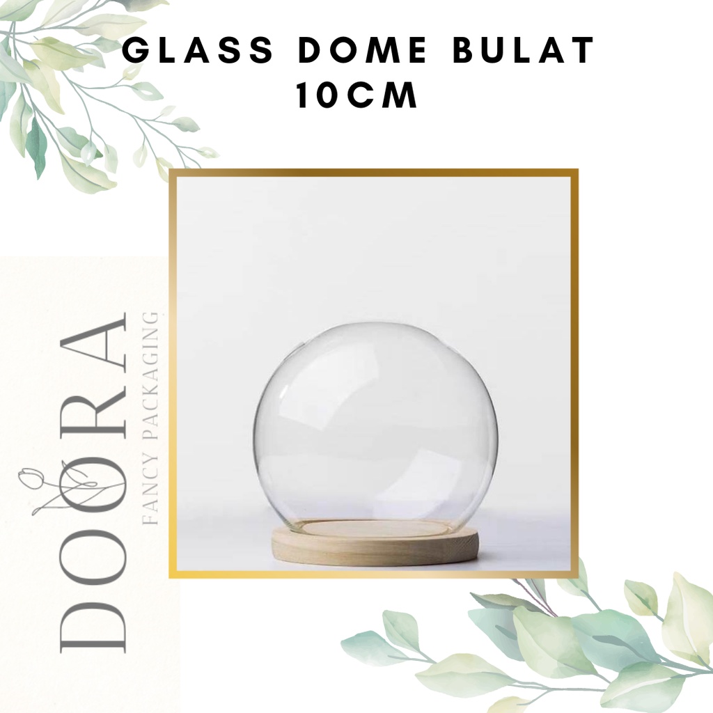 Jual Glass Dome / Kubah Kaca Bulat 10cm | Shopee Indonesia