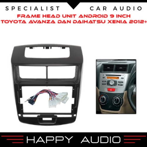 Jual Frame Head Unit Android 9 Inch Toyota Avanza dan Daihatsu Xenia ...