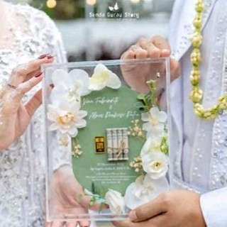 Jual NOMA Bingkai Mahar Akrilik / Mahar Minimalis / Mahar Pernikahan ...