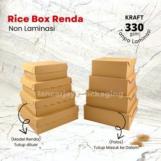 Jual Kotak Nasi Rice Box R6 R8 R10K R10B Kemasan Makanan Snack Kue ...