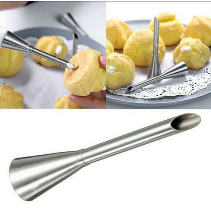 Jual [Penghias Kue] Spuit Filling Puff Nozzle Spuit Kue Sus Selai Cream ...