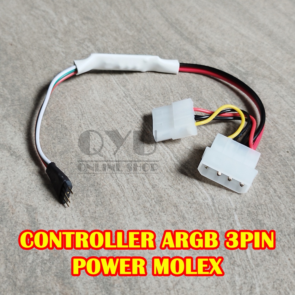 Jual Controller ARGB 3pin 5v Molex PC Led Strip Cooling Fan Casing ...