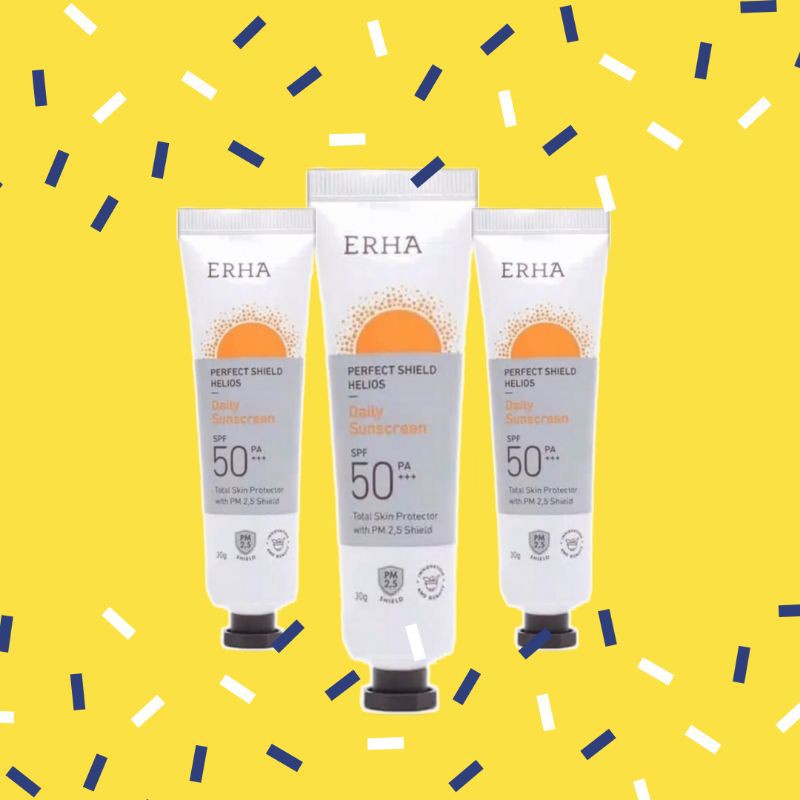 Jual ERHA Perfect Shield Helios SPF50/PA+++ 30g - Daily Sunscreen | Shopee Indonesia