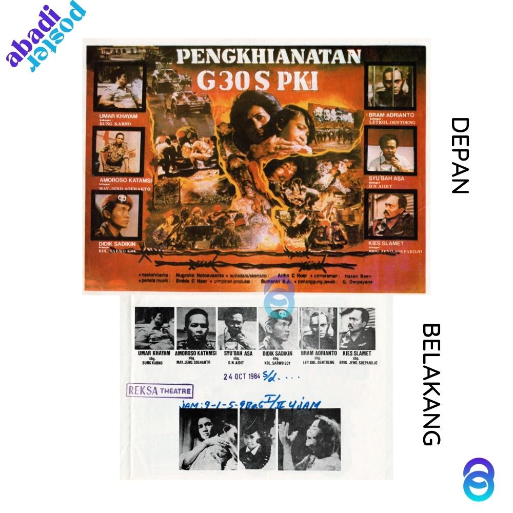 Jual poster film lawas pengkhianatan G30S PKl | Shopee Indonesia