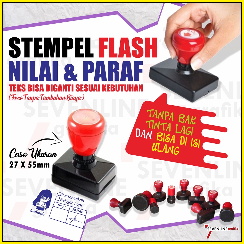 Jual Stempel Nilai dengan Paraf Guru 2755 | Shopee Indonesia