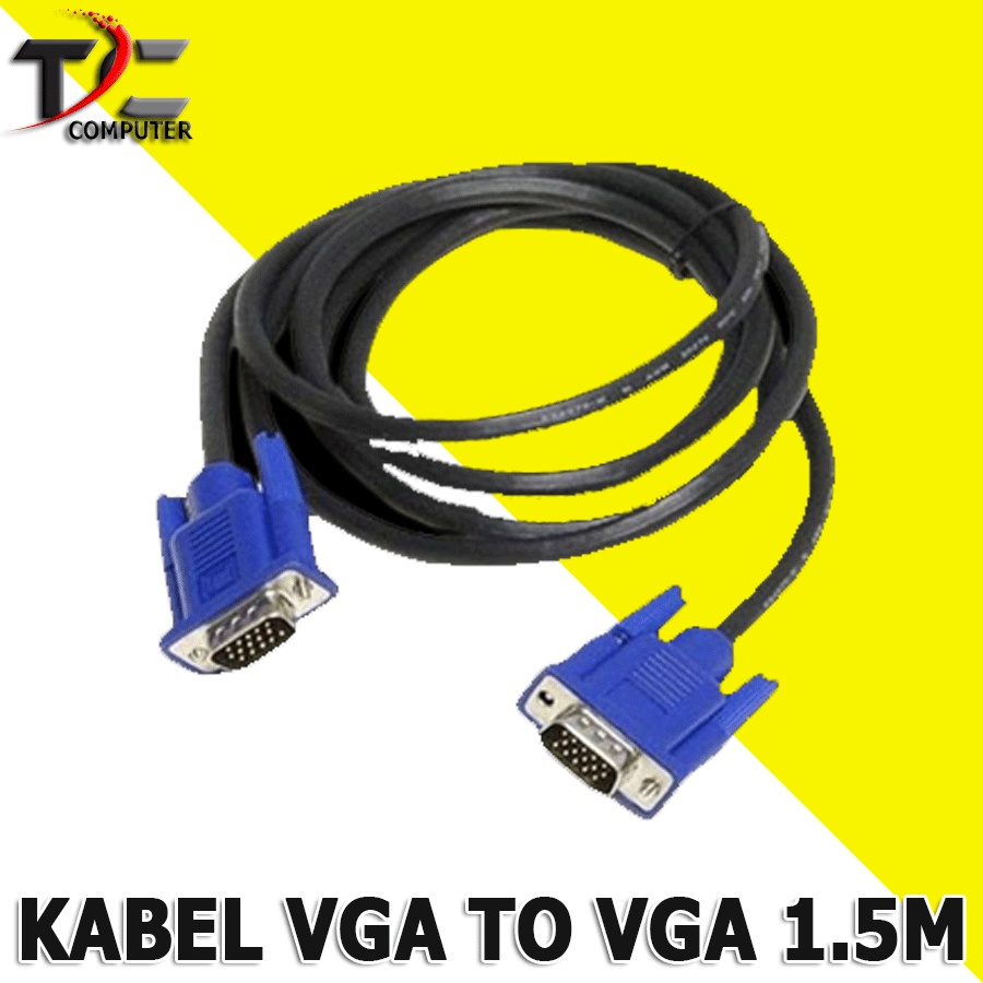 Jual KABEL VGA TO VGA 1.5M 3M 5M 10M 15M | Shopee Indonesia