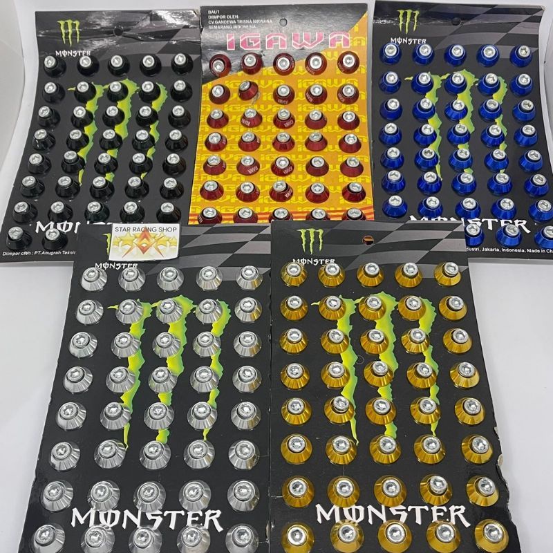 Jual Harga satuan mur baut L Baut L + Ring Monel Variasi Isi 1pcs ...