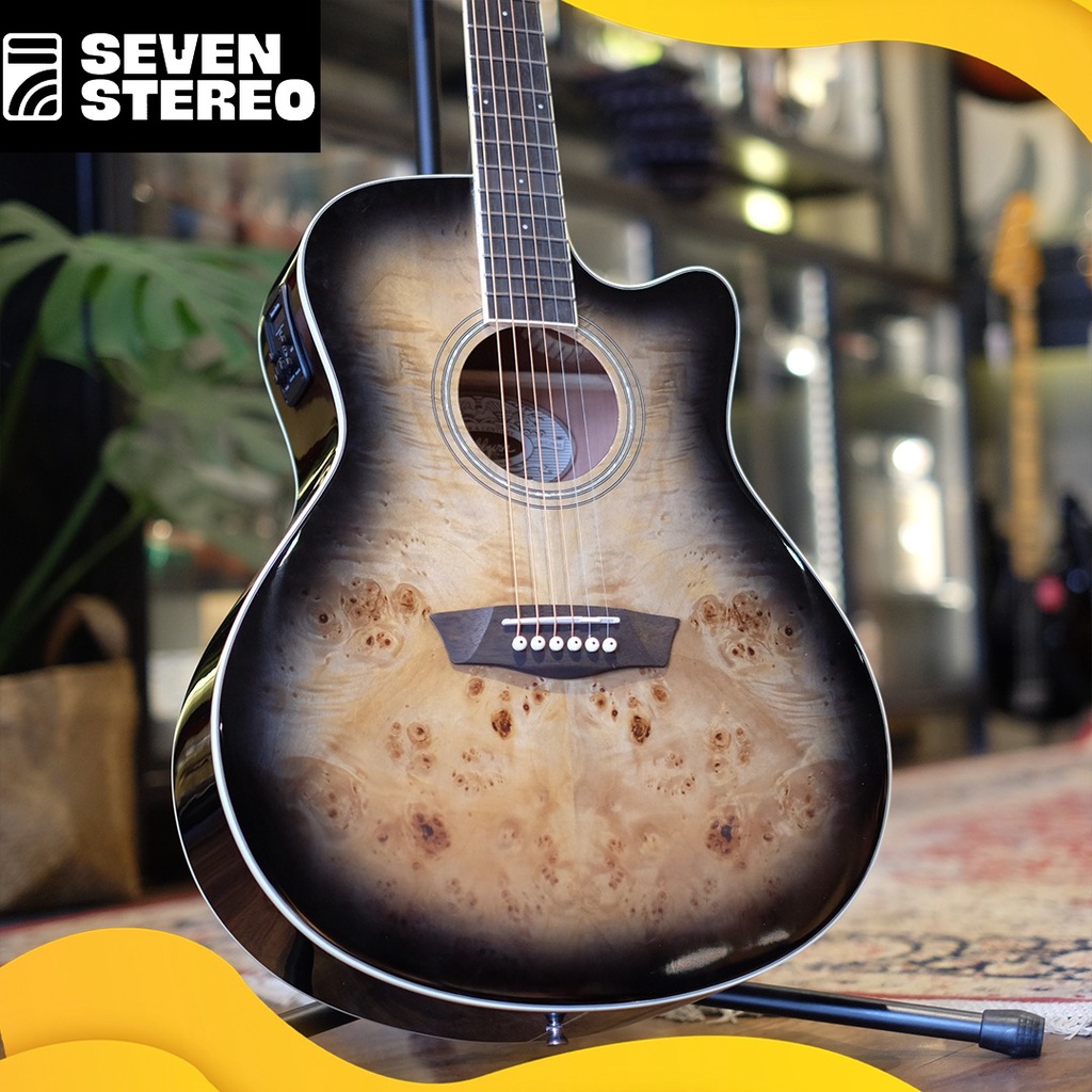 Jual Washburn DFBACEB Gitar Akustik Elektrik Original acoustic guitar | Shopee Indonesia