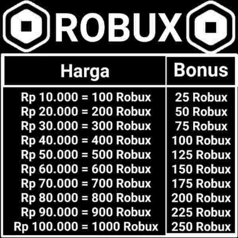 Jual ROBUX ROBLOX | Shopee Indonesia