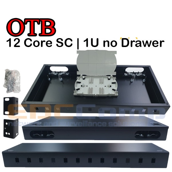 Jual Fiber Optic OTB ODF 12 Core SC 1U no Drawer (Buka Atas) Kosongan ...