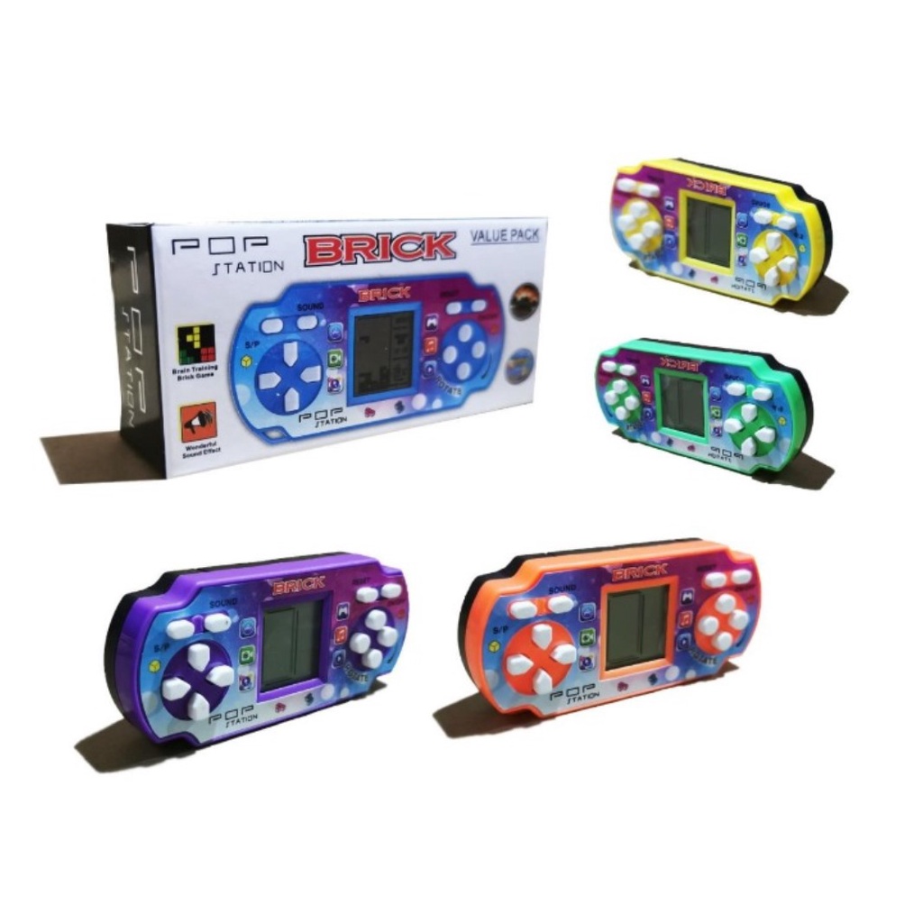Jual Mainan Anak POP STASION BRICK MINI Mainan Game Jadul Tetris Game ...