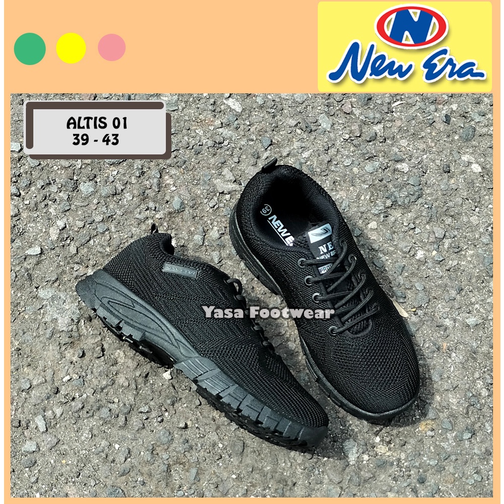 Jual Yasa Footwear - Sepatu New Era Altis 01 39-43 / Sepatu Sekolah Hitam / Sepatu Sekolah ...