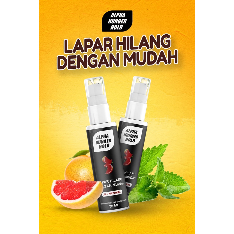 Jual Spray Kesehatan Makanan Penahan Lapar Alpha Hunger Hold Obat Diet ...