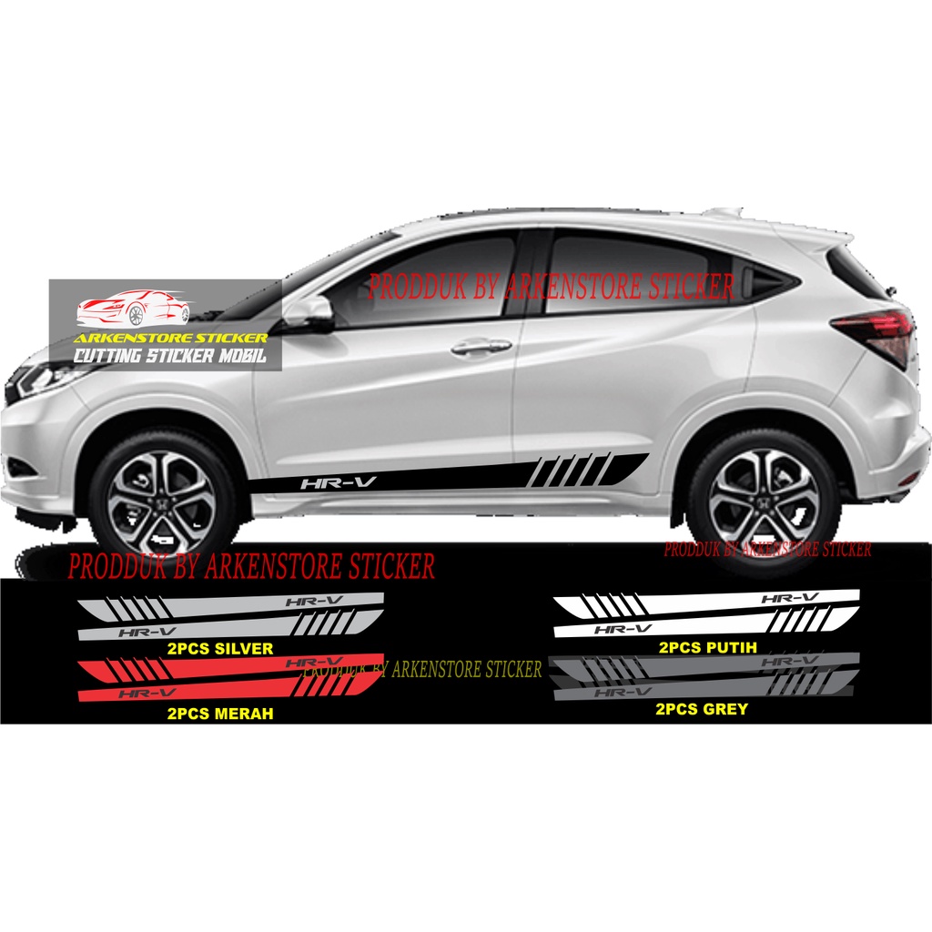 Jual jual sticker stiker mobil hr-v sticker body samping mobil honda hr ...