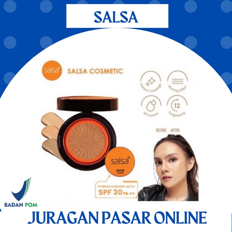 Jual [JURAGAN JPO] SALSA Cover Me BB Cushion - Semi Matte with Red ...