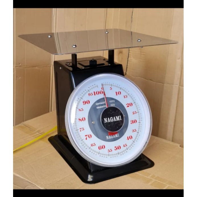 Jual Timbangan duduk analog jarum Nagami 100kg | Shopee Indonesia
