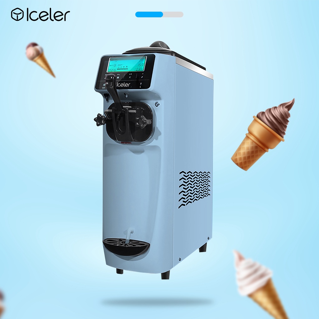 Jual Iceler Mesin Soft Es Krim Ice Cream Maker 1 Tuas | Shopee Indonesia