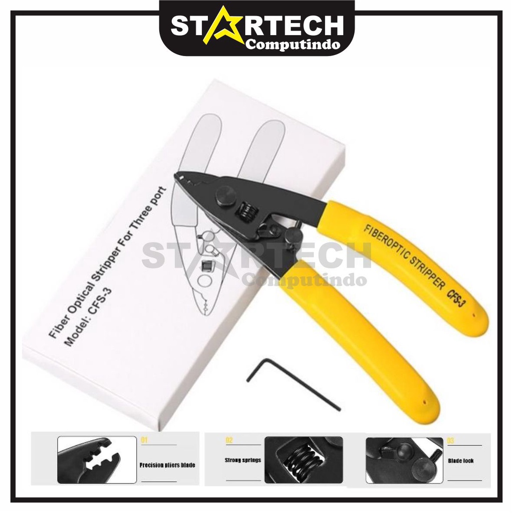 Jual CFS-3 Tang Potong Khusus Untuk Fiber Optic Optik FO Stripper Wire ...