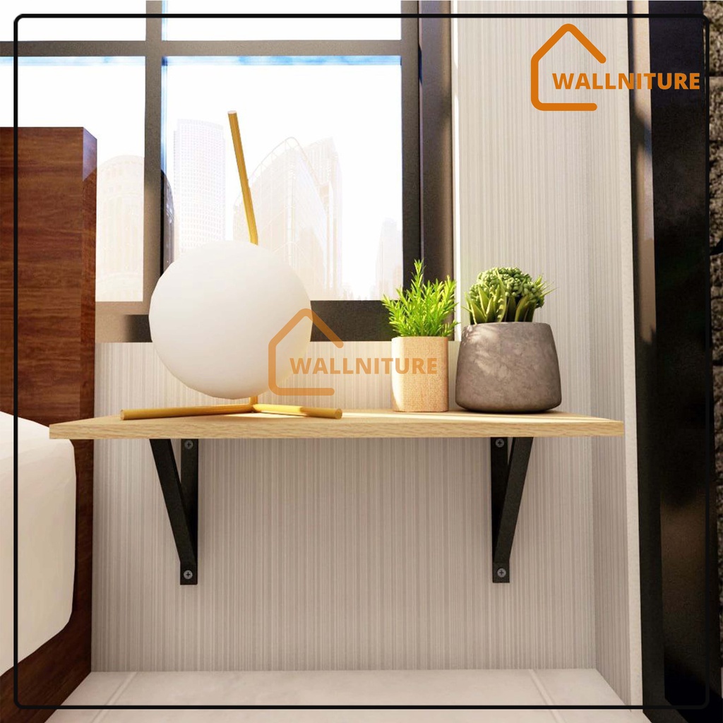 Jual Rak Besi Siku Rak Dinding Minimalis Gantung Tempel Tembok - 30cm ...
