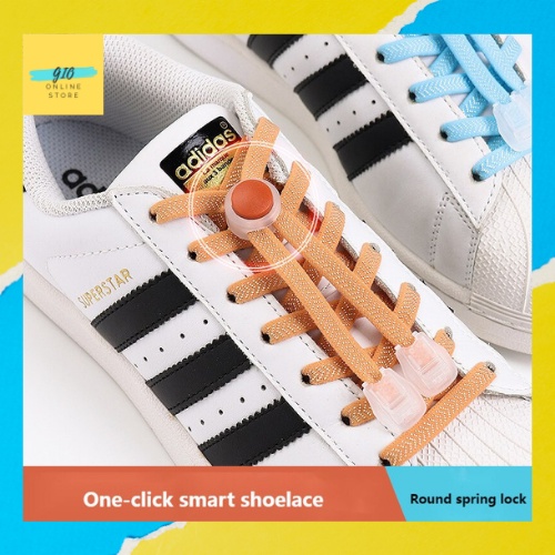 Jual Tali Sepatu Elastis Flat Buckle Lock Lace Shoelace Untuk Dewasa ...