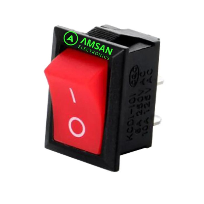 Jual Saklar Rocker Switch 2pin On-Off Warna Merah | Shopee Indonesia