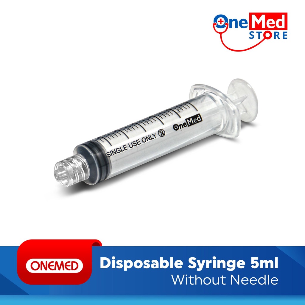 Jual Syringe 5 cc Without Needle Onemed Tanpa Jarum Pcs OJ | Shopee ...