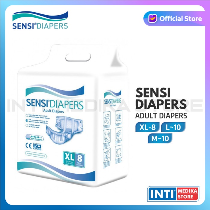 Jual Diaper Sensi - Popok Perekat Dewasa / Adult Diapers / Popok Dewasa | Shopee Indonesia