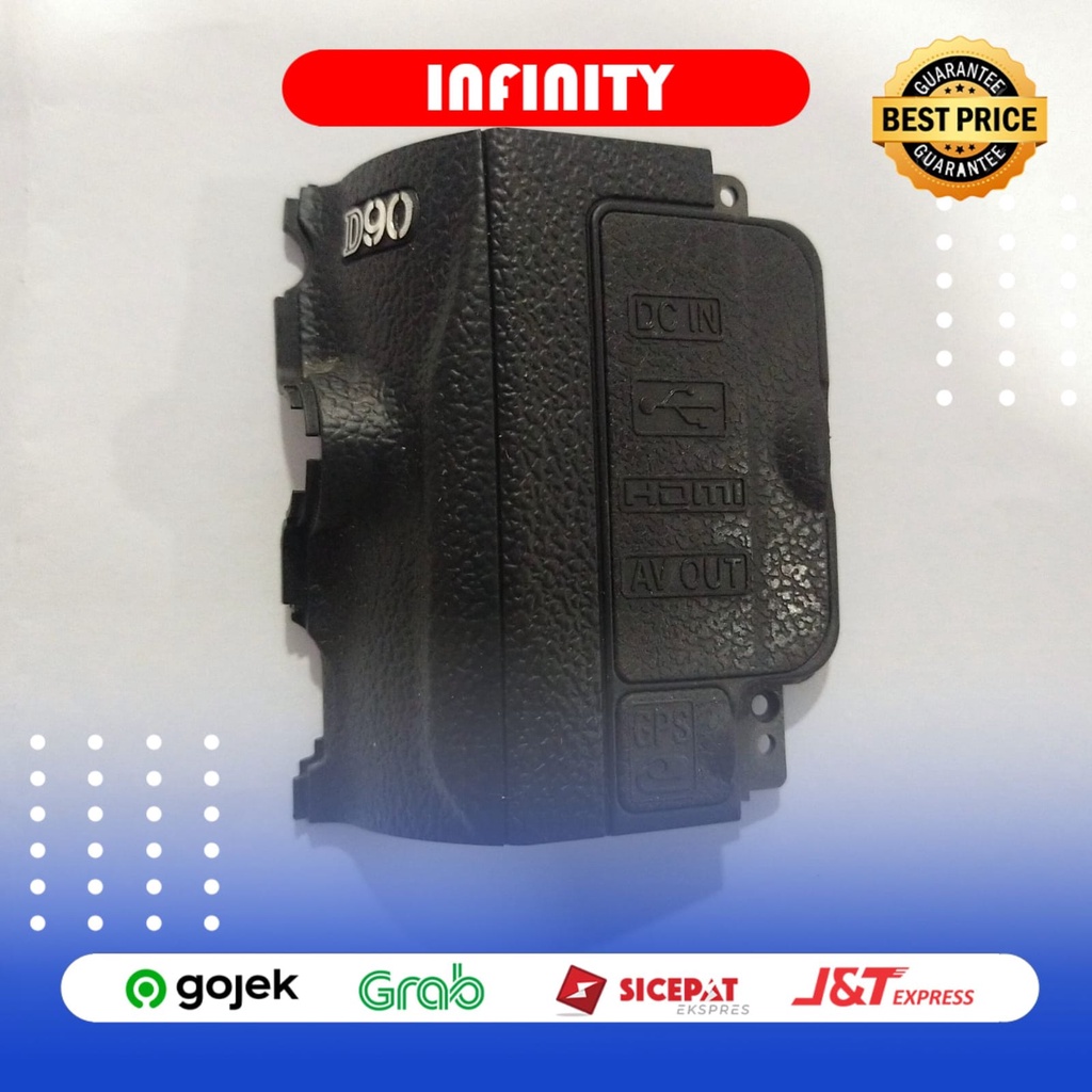 Jual Karet Rubber Cover samping dengan USB dan Logo Nikon D90 | Shopee ...