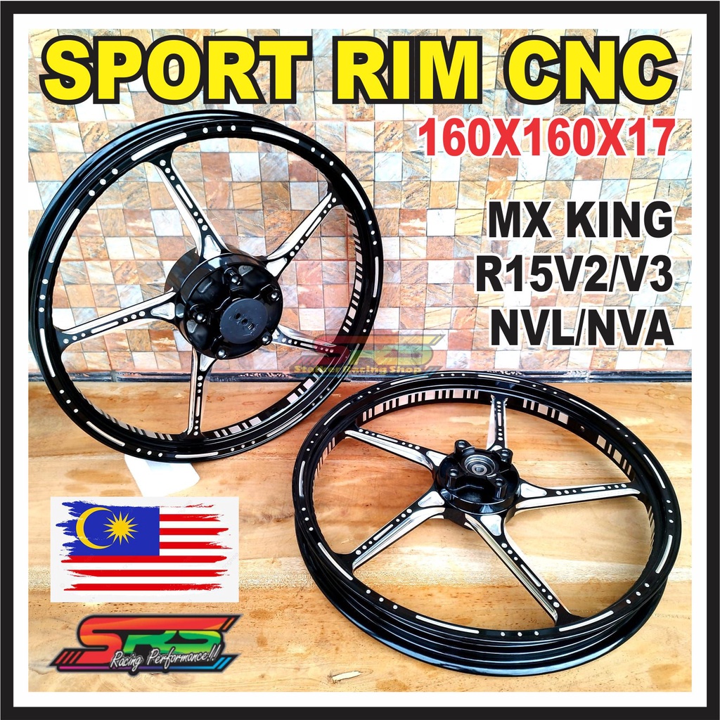Jual VELG SPORT RIM VELG CNC MX KING MUTAKIN IMPORT MALAYSIA | Shopee ...