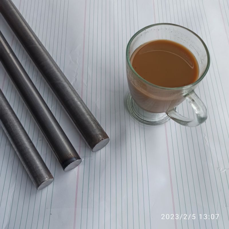 Jual 20 mm 22 mm 25 mm As Besi Bulat Polos Panjang 19 cm 24 cn 29 cm ...