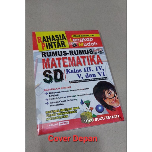 Jual Rahasia Pintar Rumus-Rumus Matematika SD Kelas 3,4,5,6 | Shopee ...